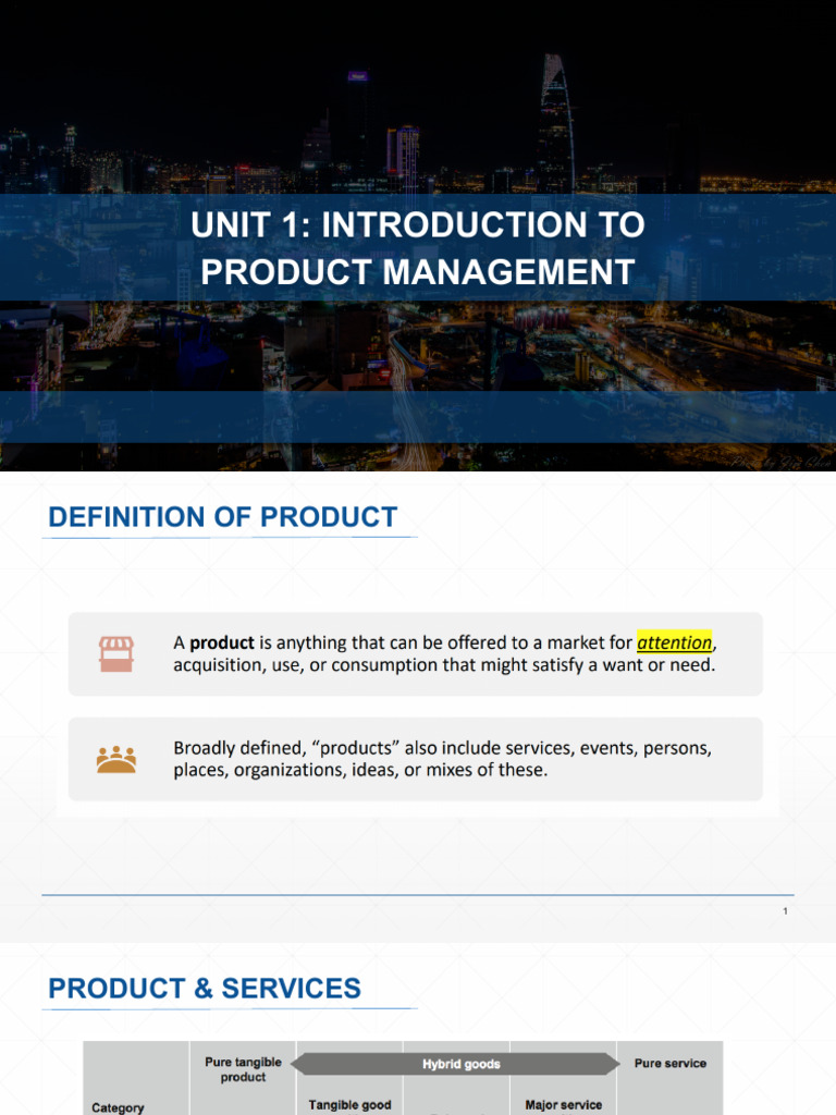 Introduction to Product Management Basics | PDF | Marketing | Communication