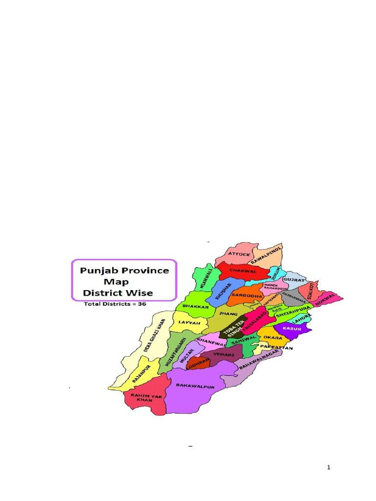 Bhakkar District: History and Etymology | PDF
