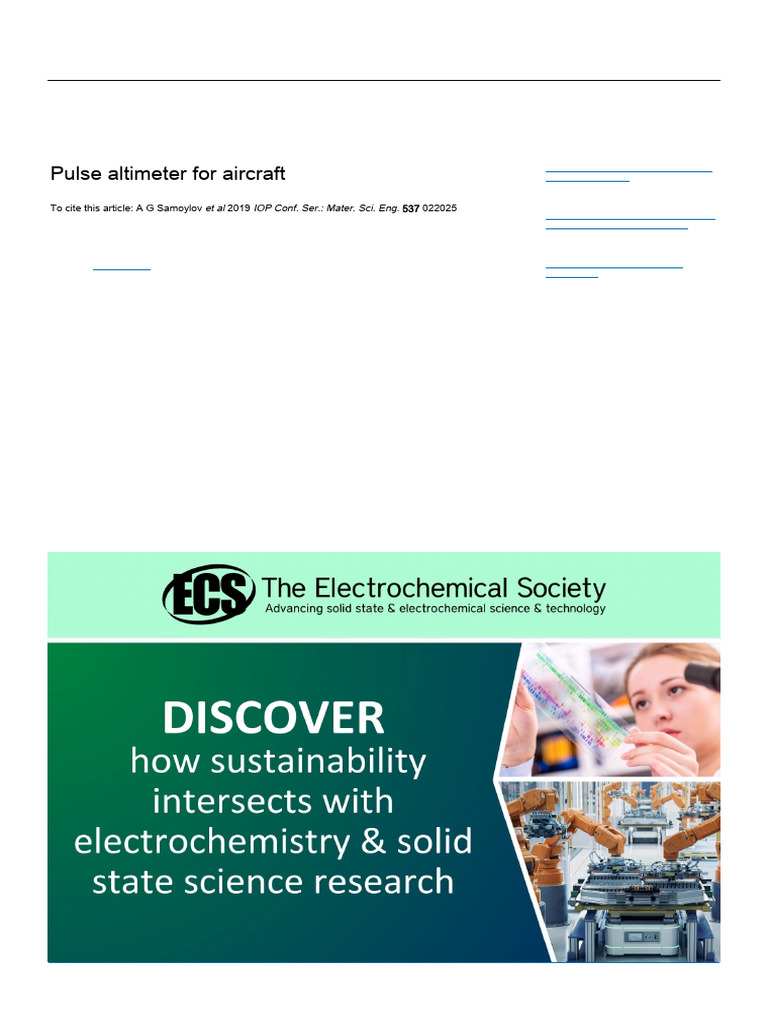 Samoylov_2019_IOP_Conf._Ser.__Mater._Sci._Eng._537_022025 | PDF | Radio ...