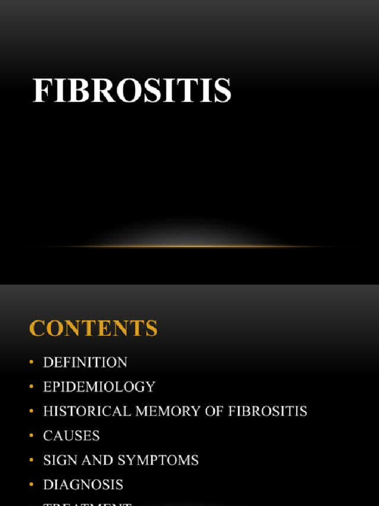 FIBROSITIS | PDF