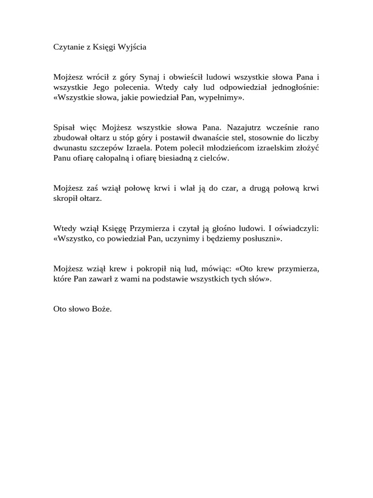 Boze Cialo Rok B | PDF