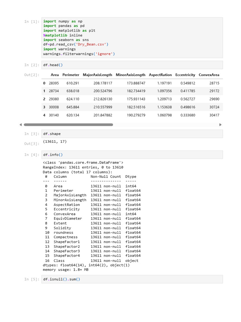 Classification of Dry Bean | PDF | Accuracy And Precision | Algorithms And Data Structures