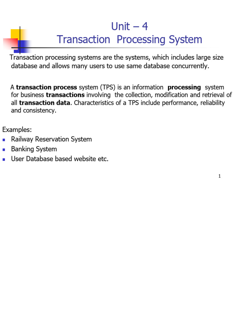 unit4_2024 | PDF | Acid | Database Transaction