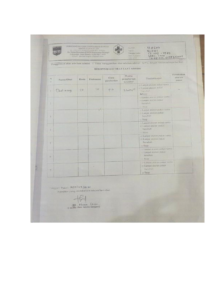 rekonsiliasi obat 12333 | PDF
