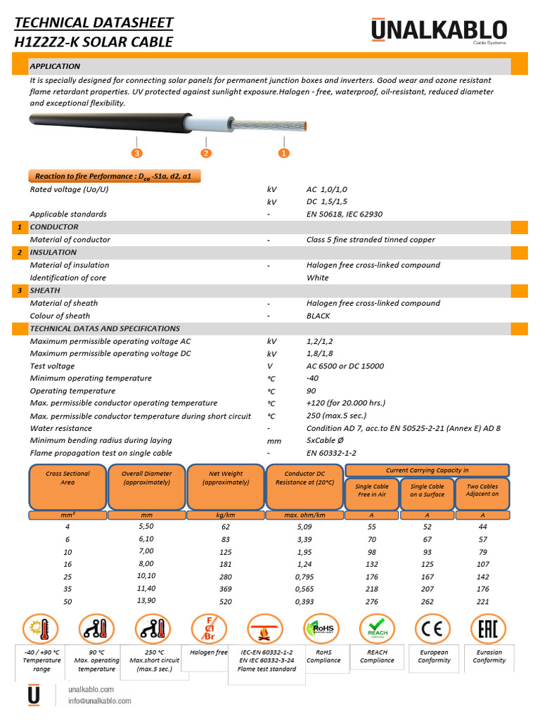 sertifikat kablova | PDF | Alternating Current | Electrical Resistance ...