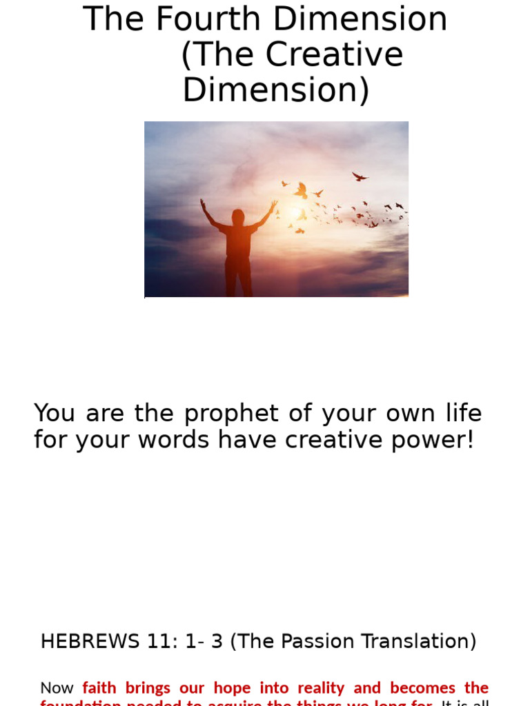 The Fourth Dimension The Creative Dimension | PDF