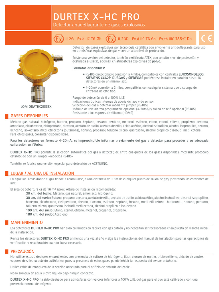 Durtex X HC PR | PDF | Etanol | Ácido acético