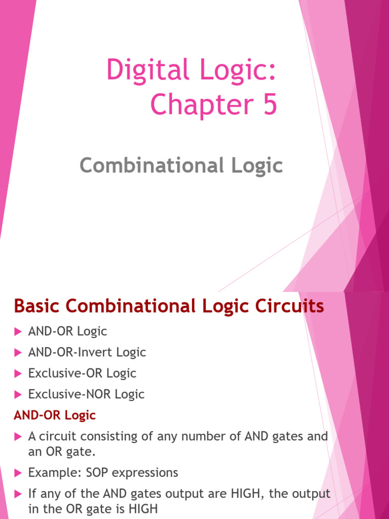 chapter 5 | PDF | Logic Gate | Digital Electronics