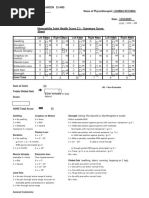 Beighton Score For Joint Hypermobility | PDF