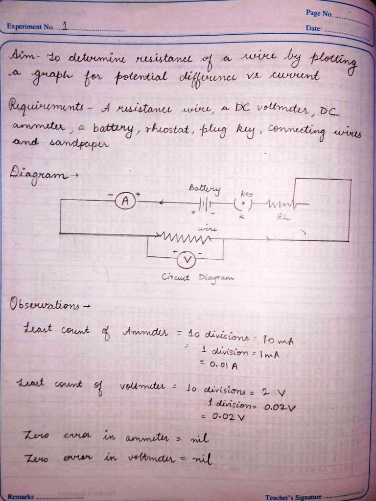 Physics Practical File | PDF