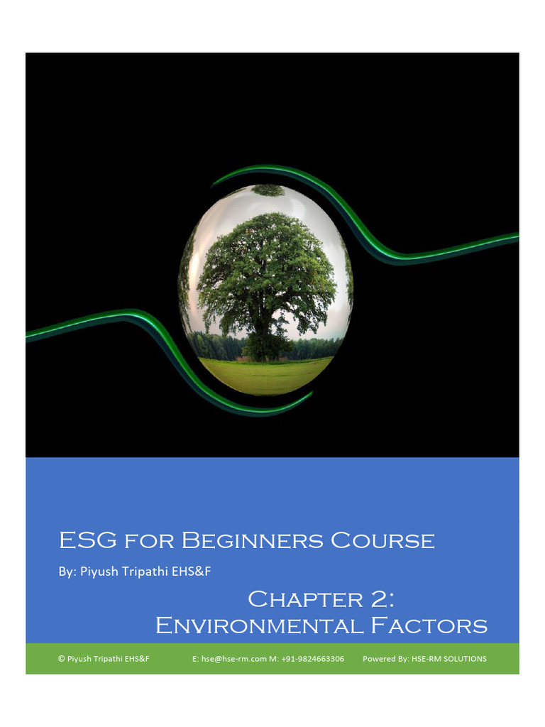Chapter 2 - Environmental Factors ? | PDF | Carbon Footprint | Climate Change
