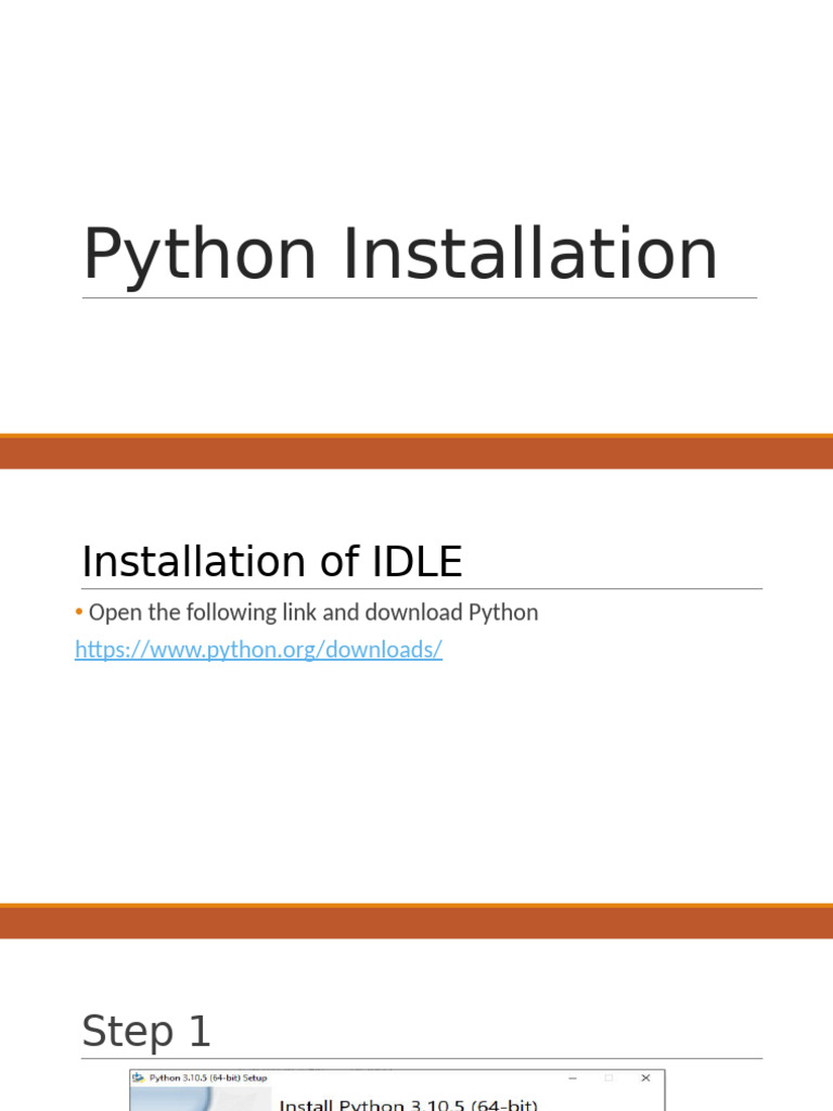 Python Installation | PDF