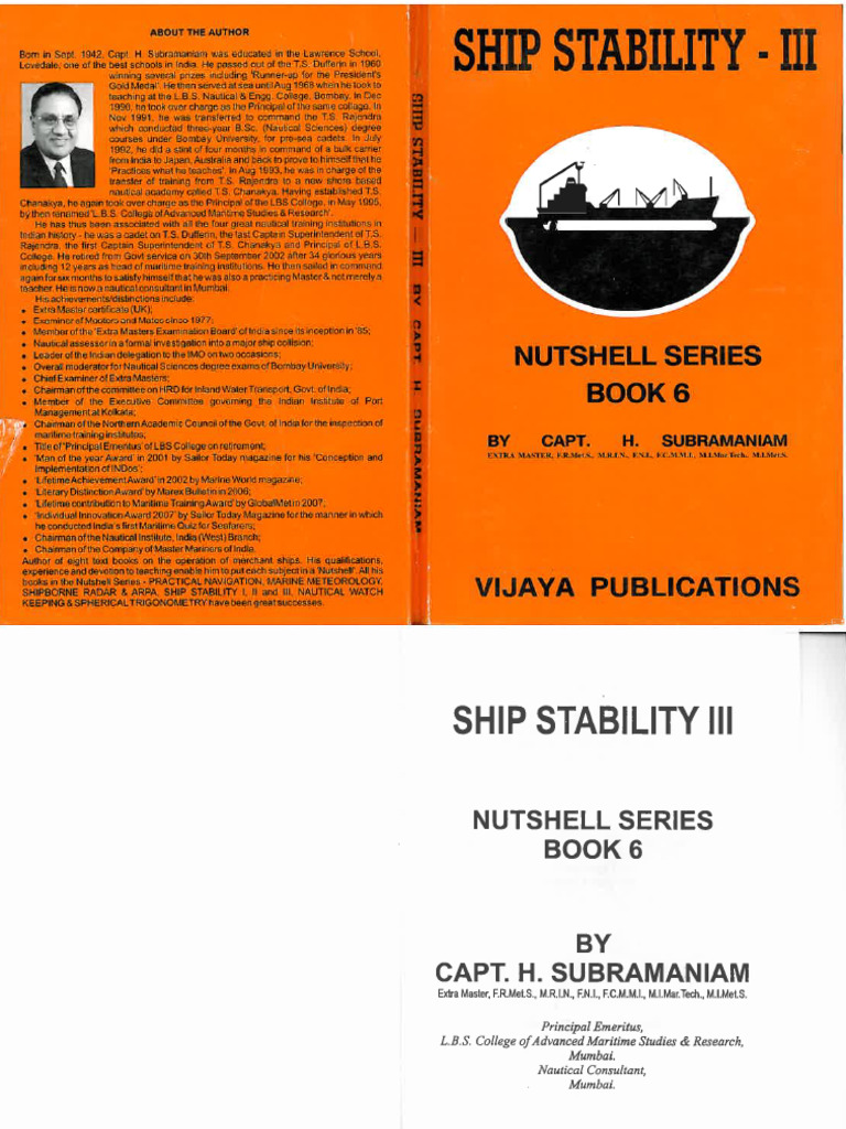 06 Subramaniam Ship Stability Part Iii Book 6 Ed 2010 | PDF