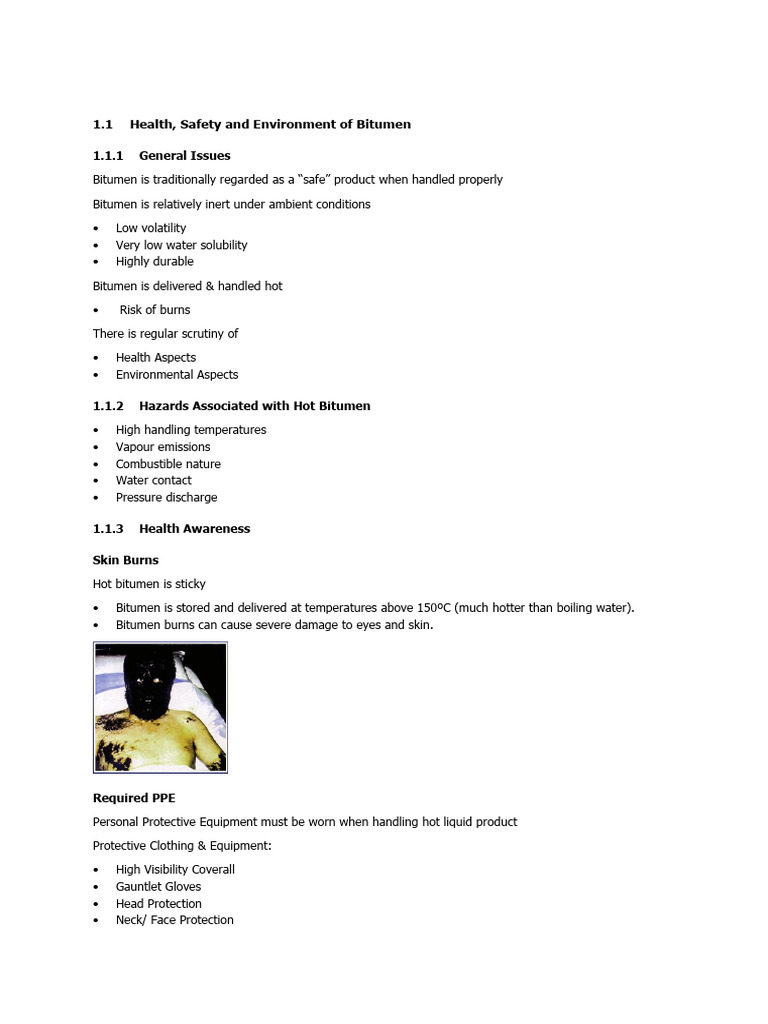 Bitumen RiskAssessment | PDF | Personal Protective Equipment ...