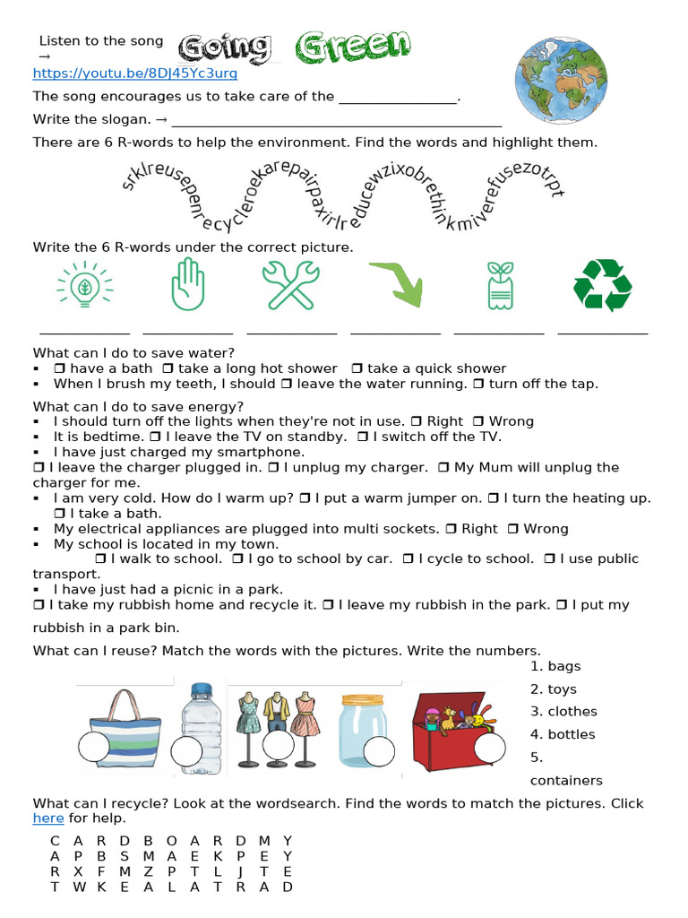 A Video Song To Talk About How Students Can Protect The Planet - 148164 ...