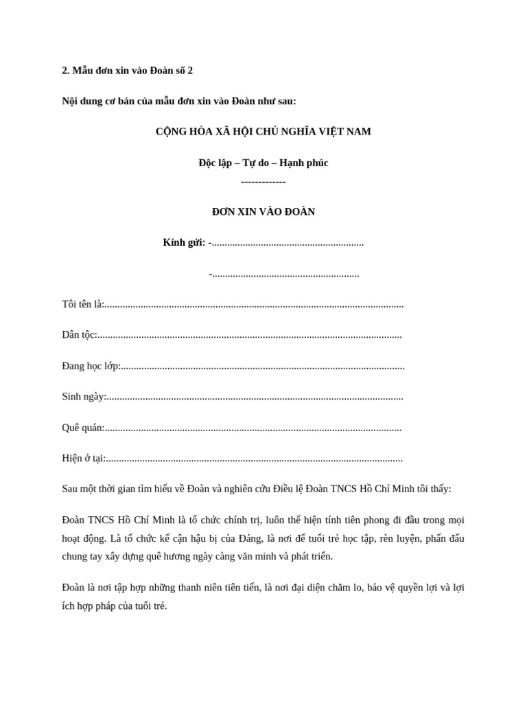 Don Xin Ket Nap Doan 2 | PDF