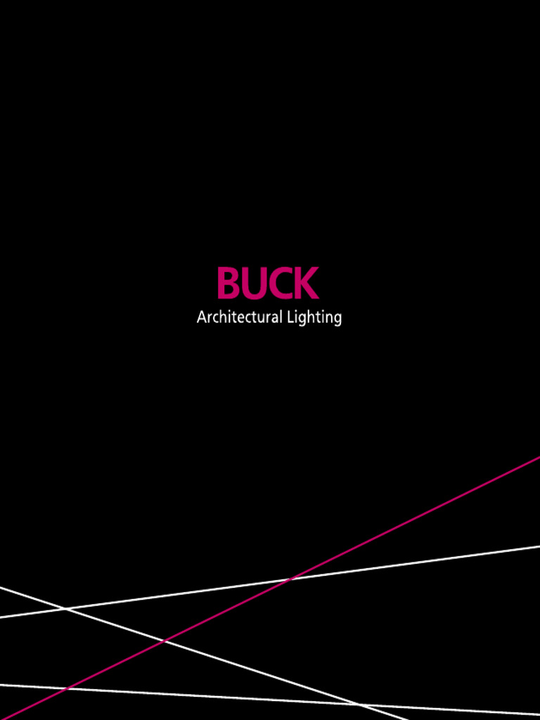 BUCK Architectural Lighting Catalog | PDF | Lighting | Light