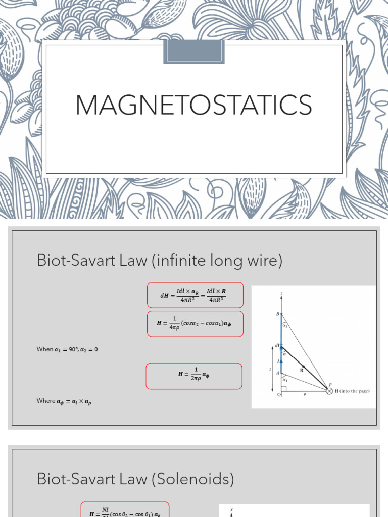 Magnetostatics | PDF