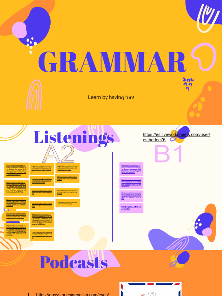 Grammar notes | PDF | Language Mechanics | Linguistic Typology