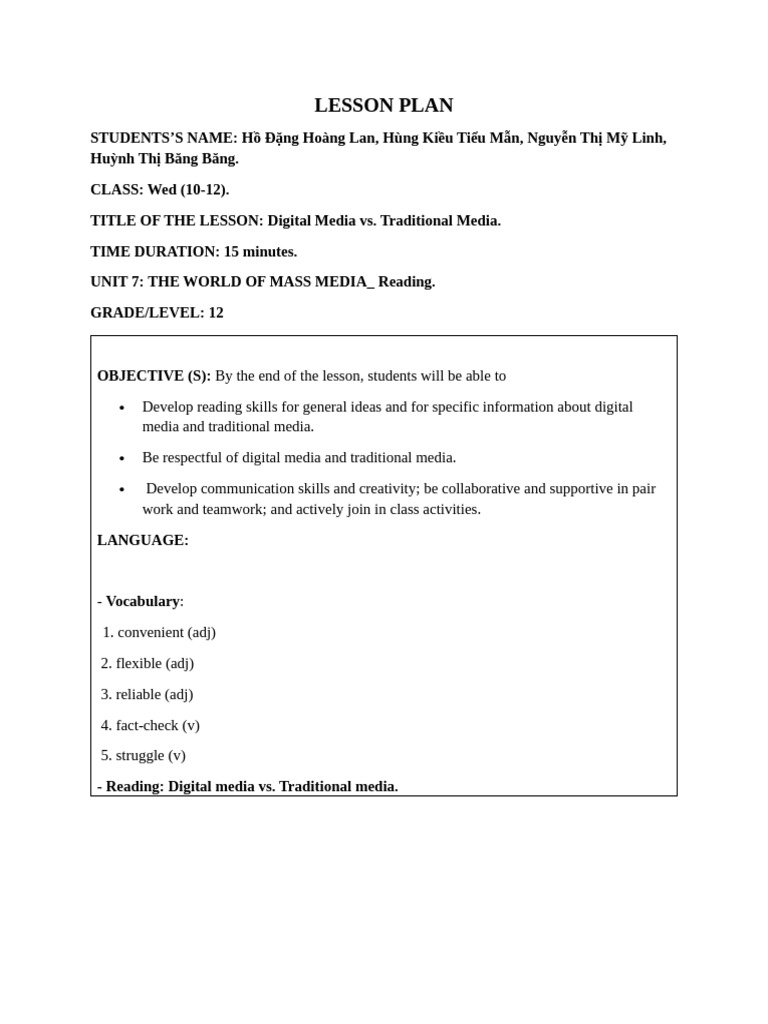 G4- LP- Reading | PDF | Human Communication | Communication