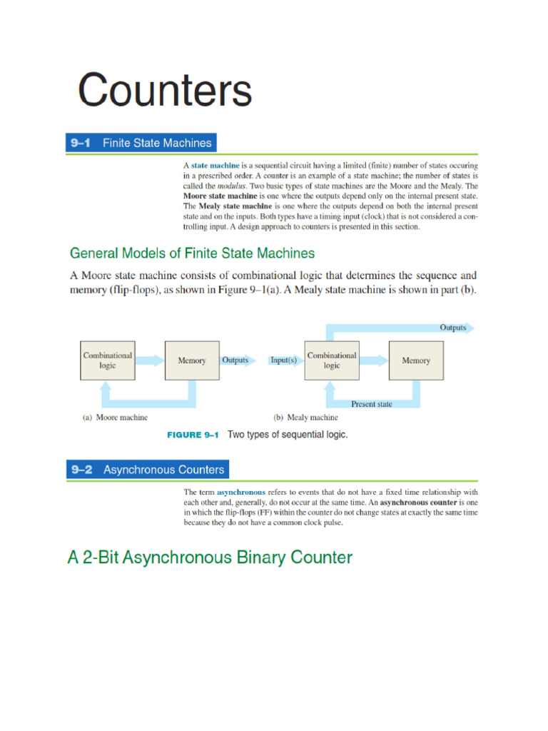 Lecture 9 Counters | PDF