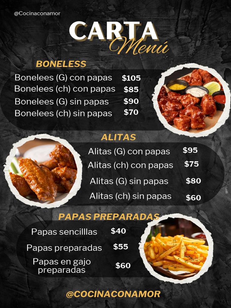 Menú Con Amor ? | PDF