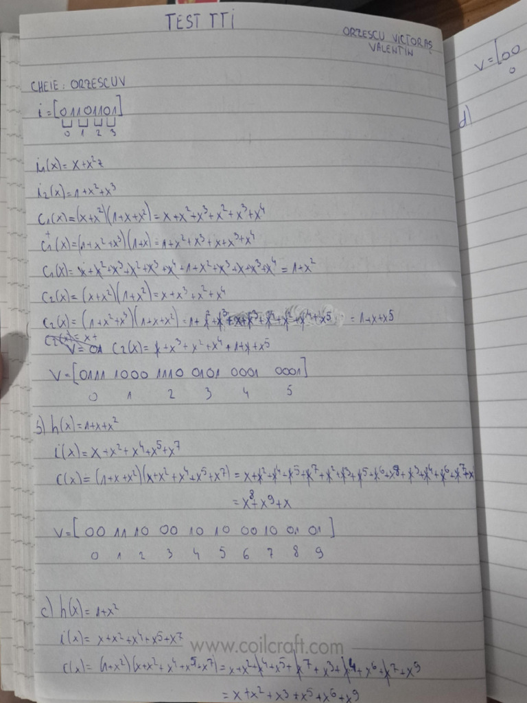 Test Curs TTi | PDF