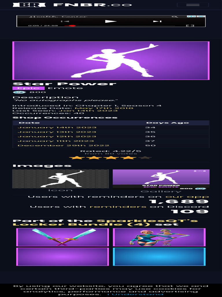 Star Power Emote Details & History | PDF