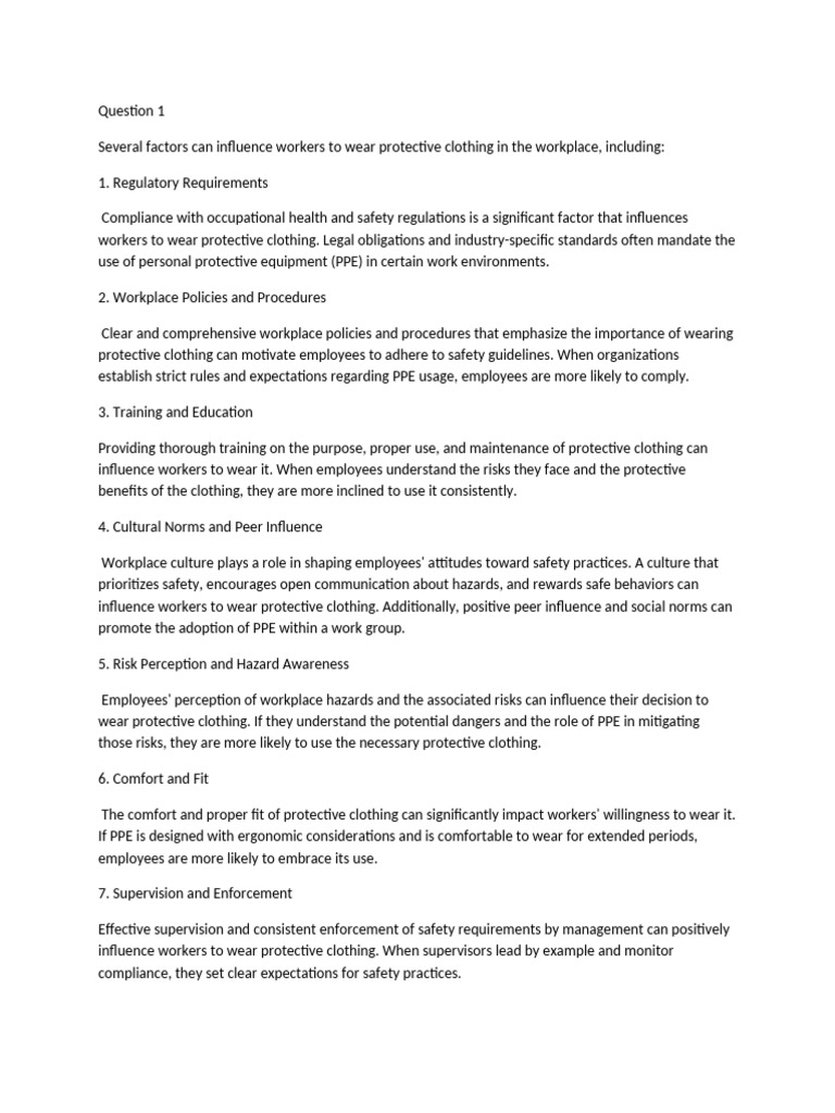 Occupational Prac 2 | PDF | Human Factors And Ergonomics | Personal Protective Equipment