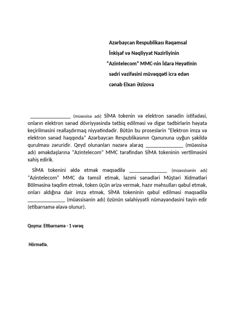 SIMA_token_muraciet_mektubu | PDF