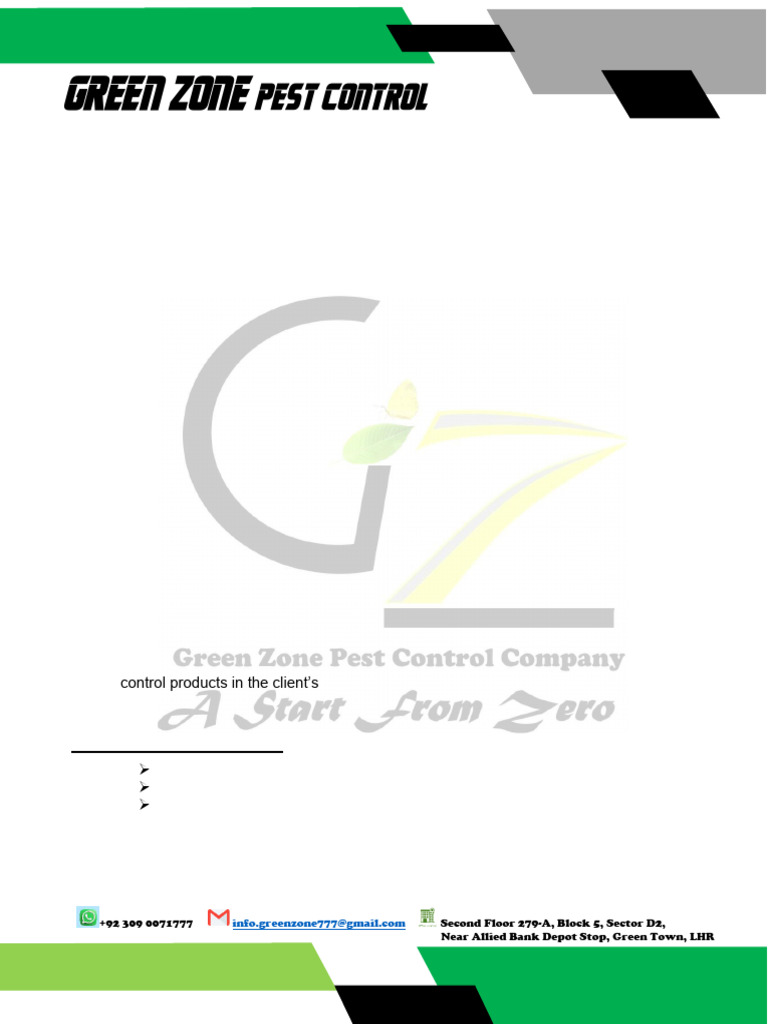 Services Quotation # 241108011 | PDF | Pest Control