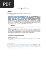 Install R and RStudio on Windows, Mac, AWS | PDF