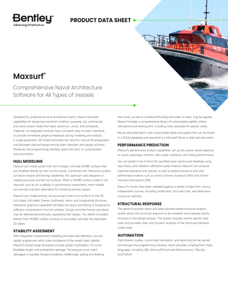 Pds Maxsurf LTR en LR | PDF | Hull (Watercraft) | Naval Architecture