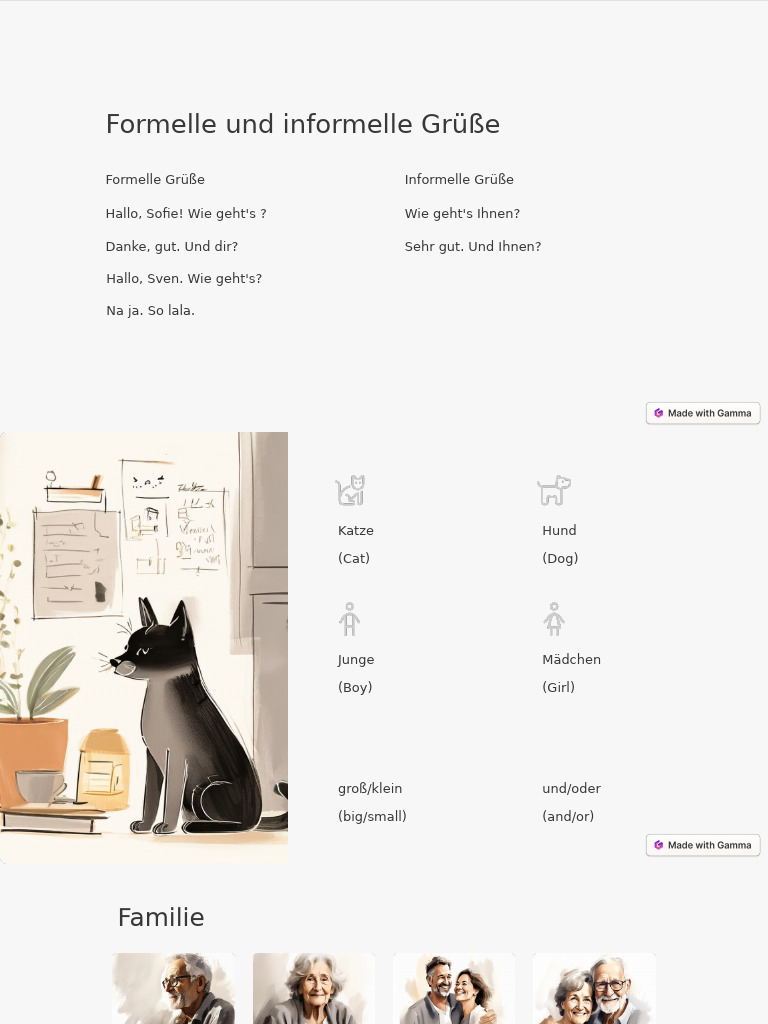Formelle Und Informelle Grusse | PDF