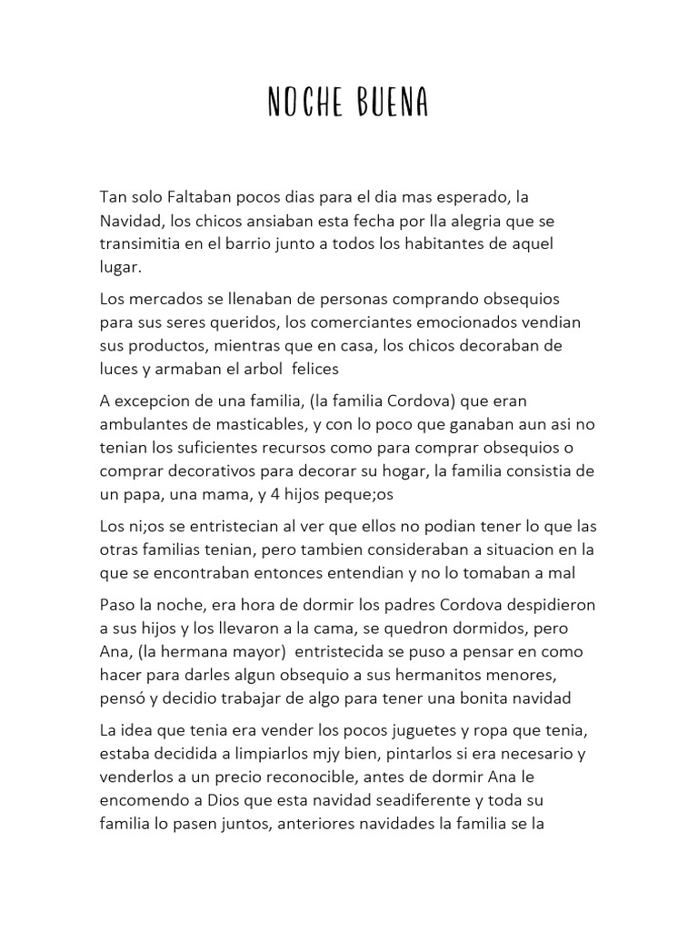 Noche Buena | PDF