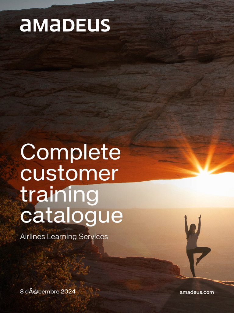 Amadeus Altéa Training Catalogue | PDF | Computing | Airlines