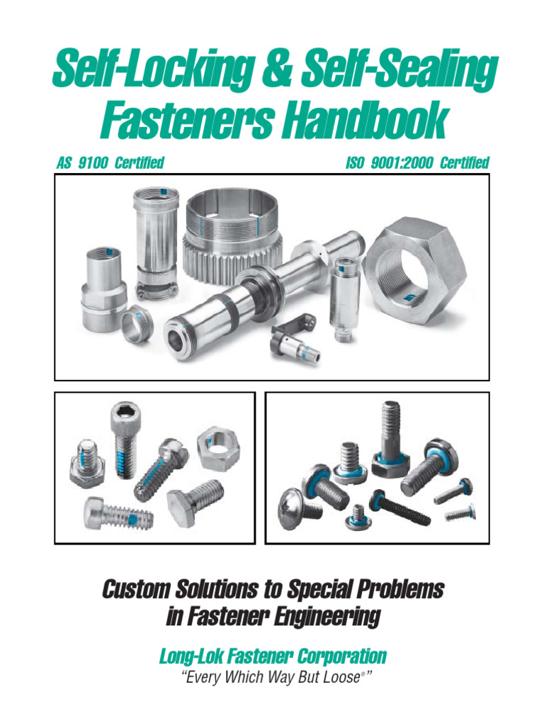 Fasteners Handbook | PDF | Screw | Nut (Hardware)