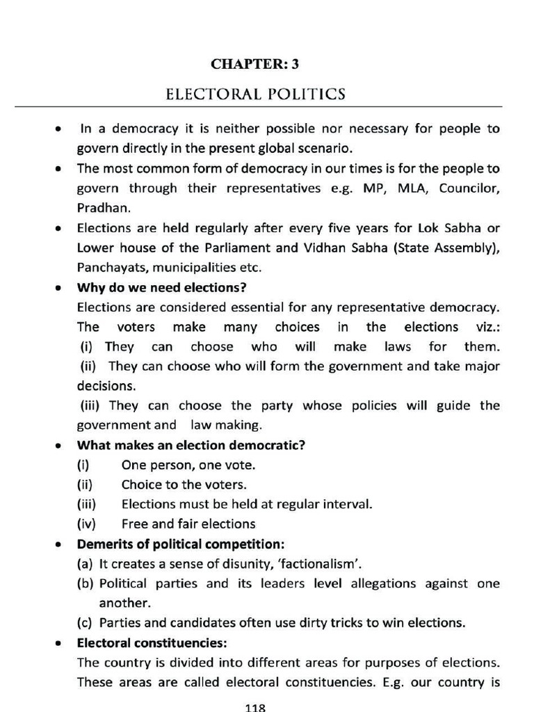 3 Electoral Politics | PDF