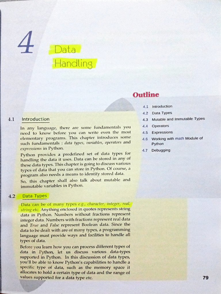 Data Handling Ip Pdf Boolean Data Type String Computer Science 9022