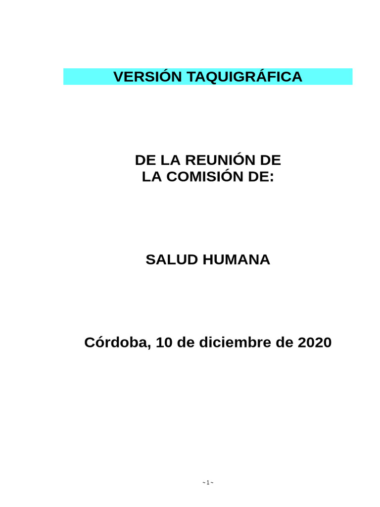 187 - Salud Humana - 10 de Diciembre de 2020. | PDF | VIH | VIH / SIDA