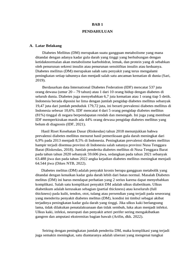 BAB 1 Dan BAB 2 SENAM KAKI | PDF