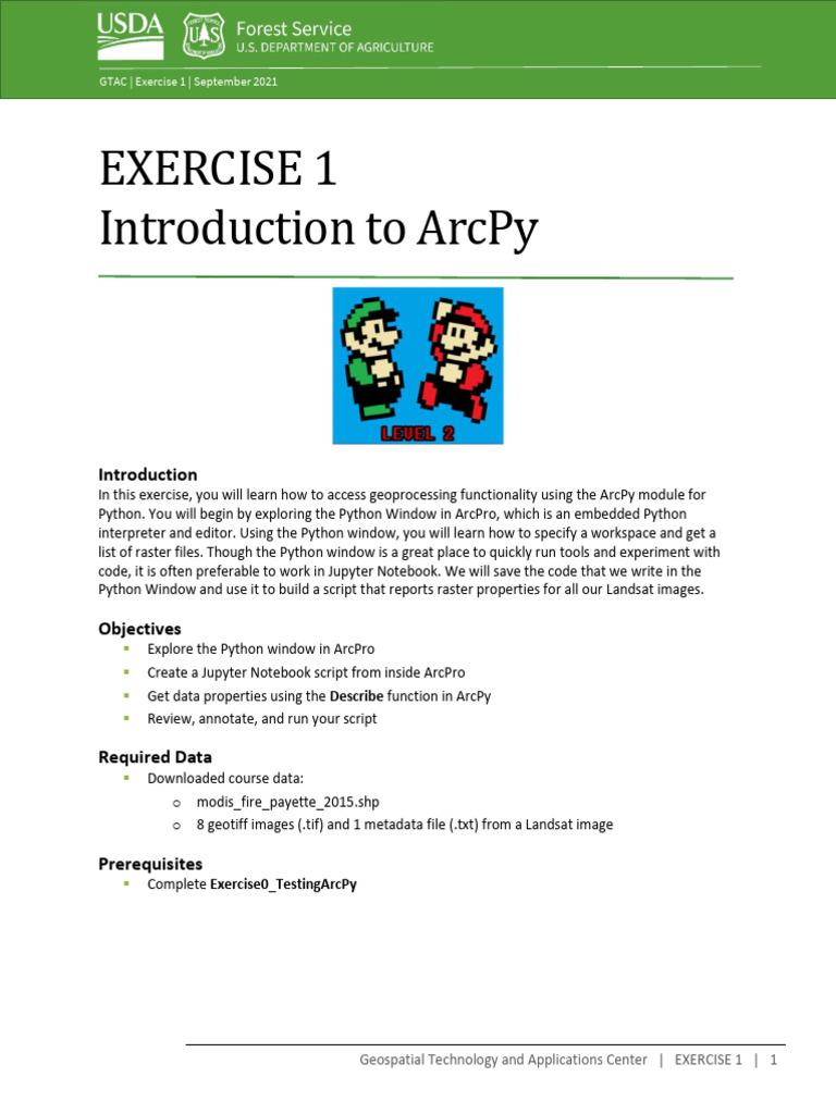ArcPro_Exercise | PDF | Python (Programming Language) | Geographic Information System