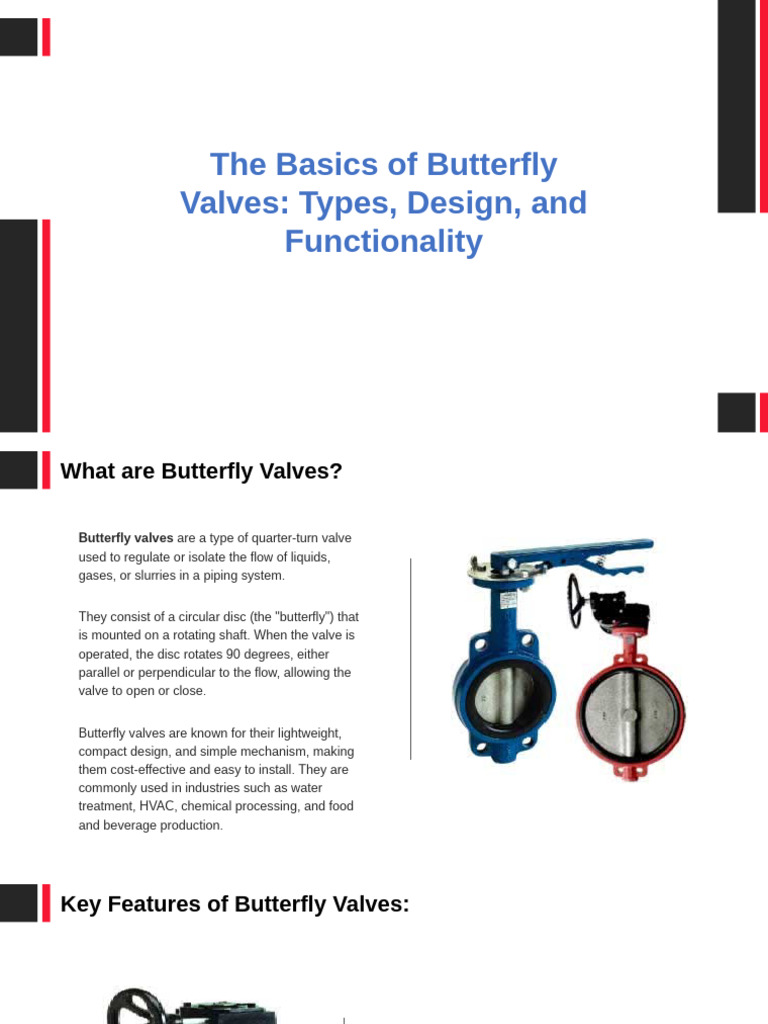 The Basics of Butterfly Valves - Types, Design, and Functionality | PDF ...