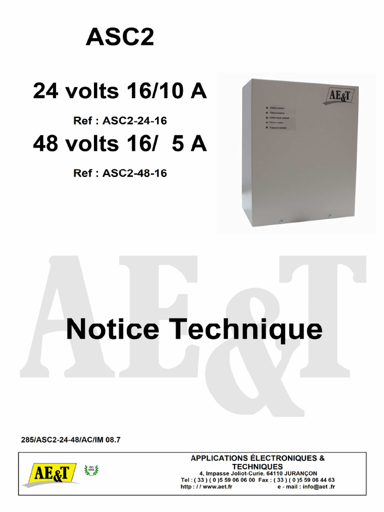 Notice AET ASC2 | PDF