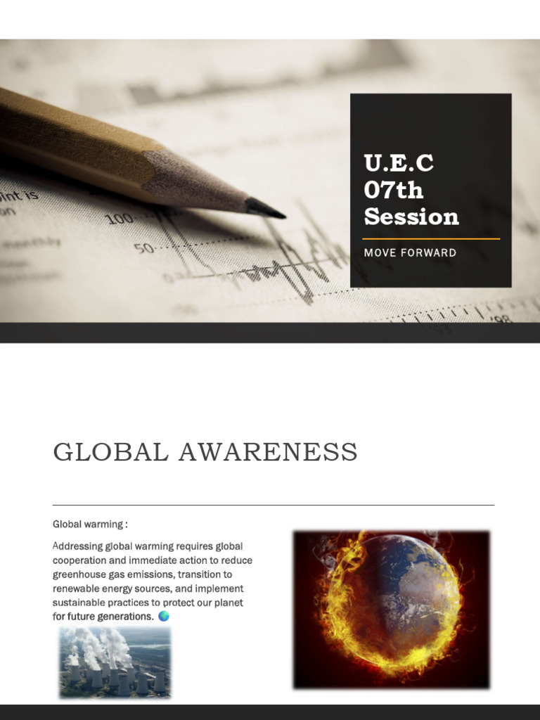 U.E.C 7th Session | PDF | Climate Change | Applied And Interdisciplinary Physics