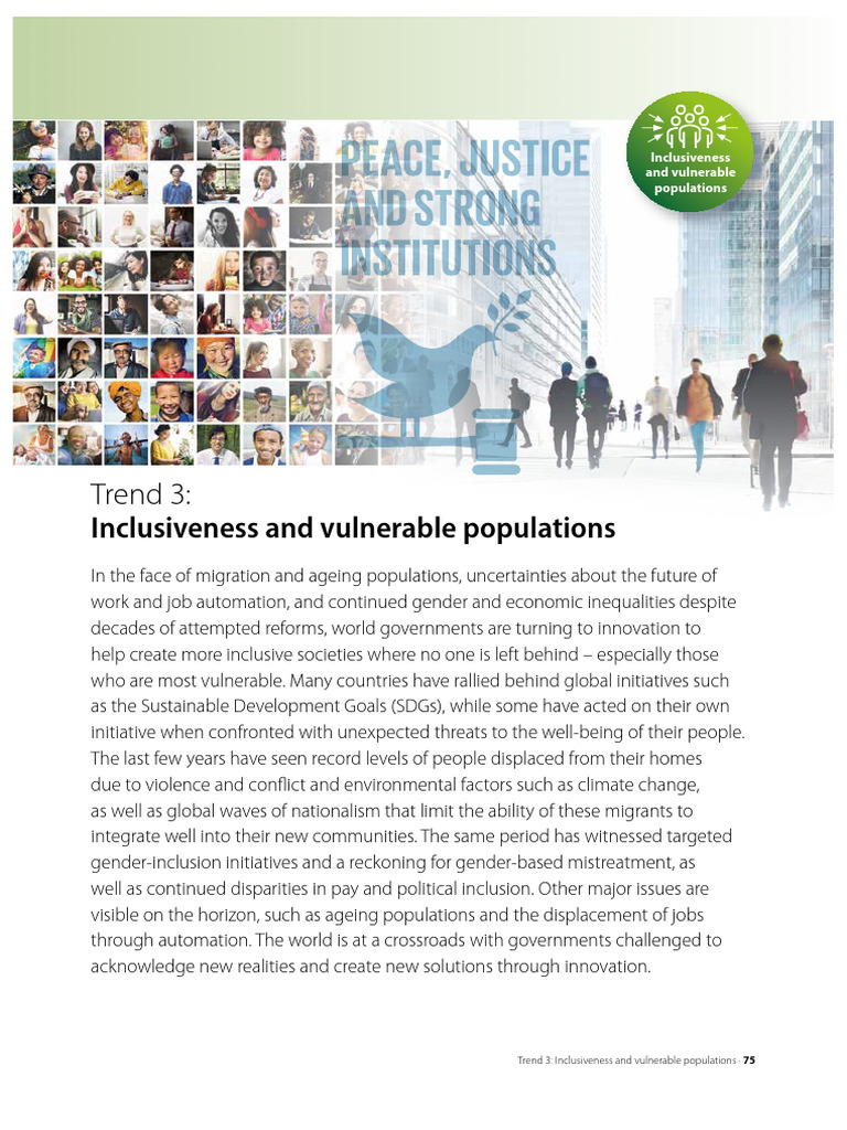 3 Inclusiveness and Vulnerable Population (Trend 3) | PDF | Ageing ...
