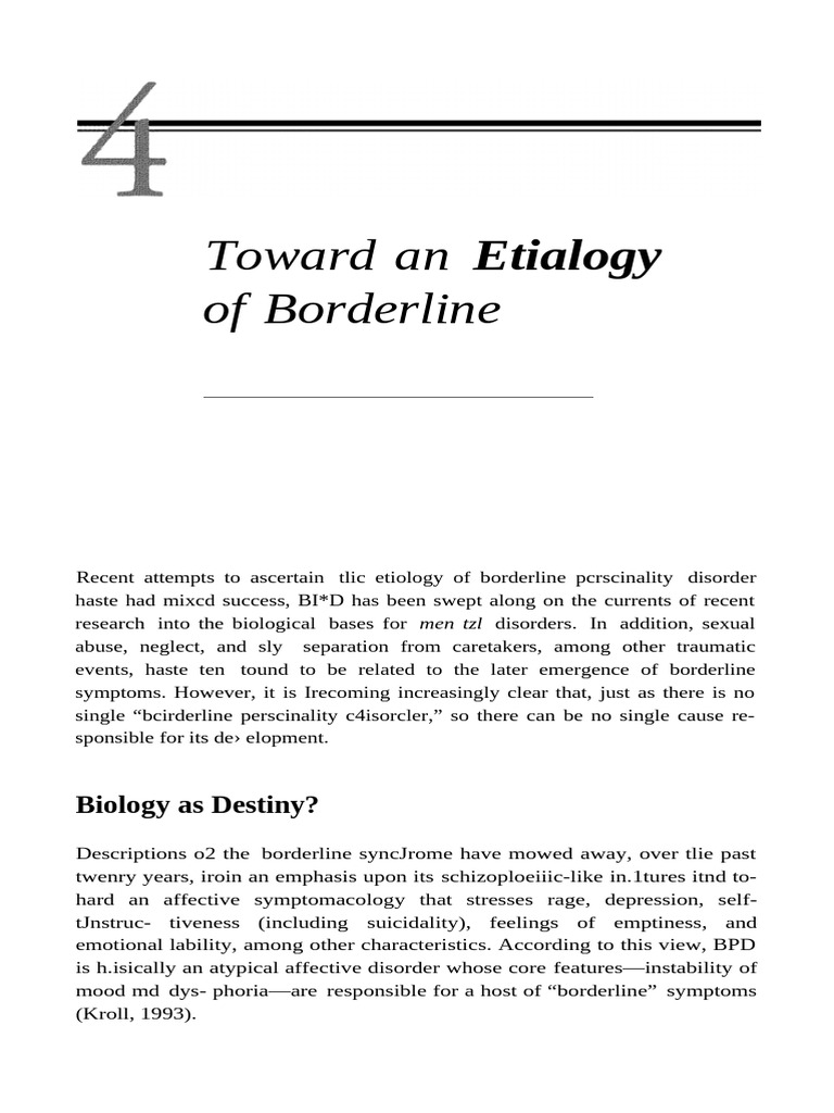 Through The Looking Glass_ Women And Borderline Personality Disorder - PDF Room-pÔö£├¡ginas-5 ...