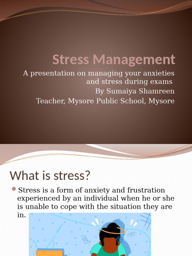 Effective Exam Stress Management Tips | PDF