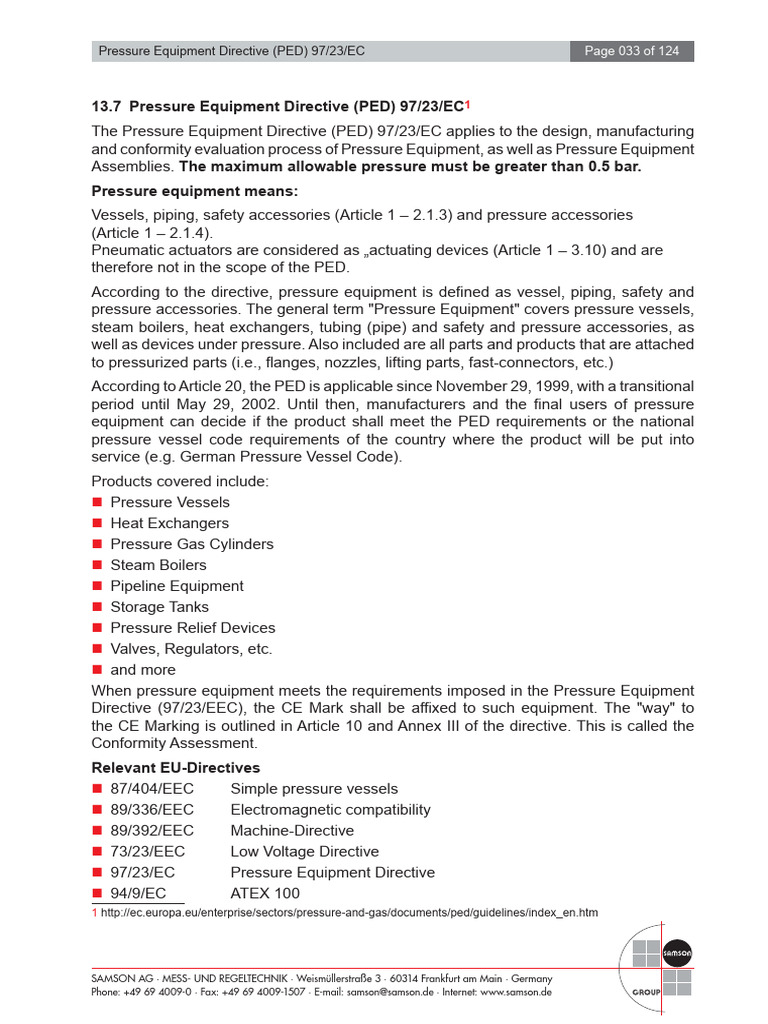 PED_13.7_13.7.2 | PDF | Pipe (Fluid Conveyance) | Pressure