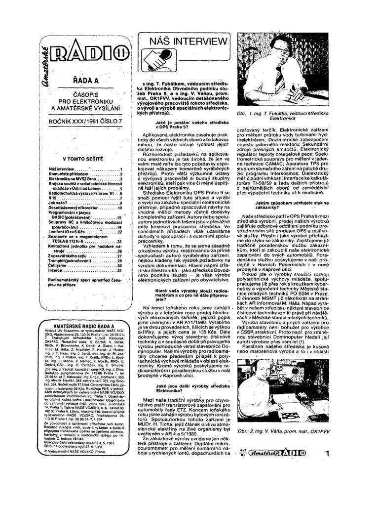 Amaterske Radio 1981-07a | PDF